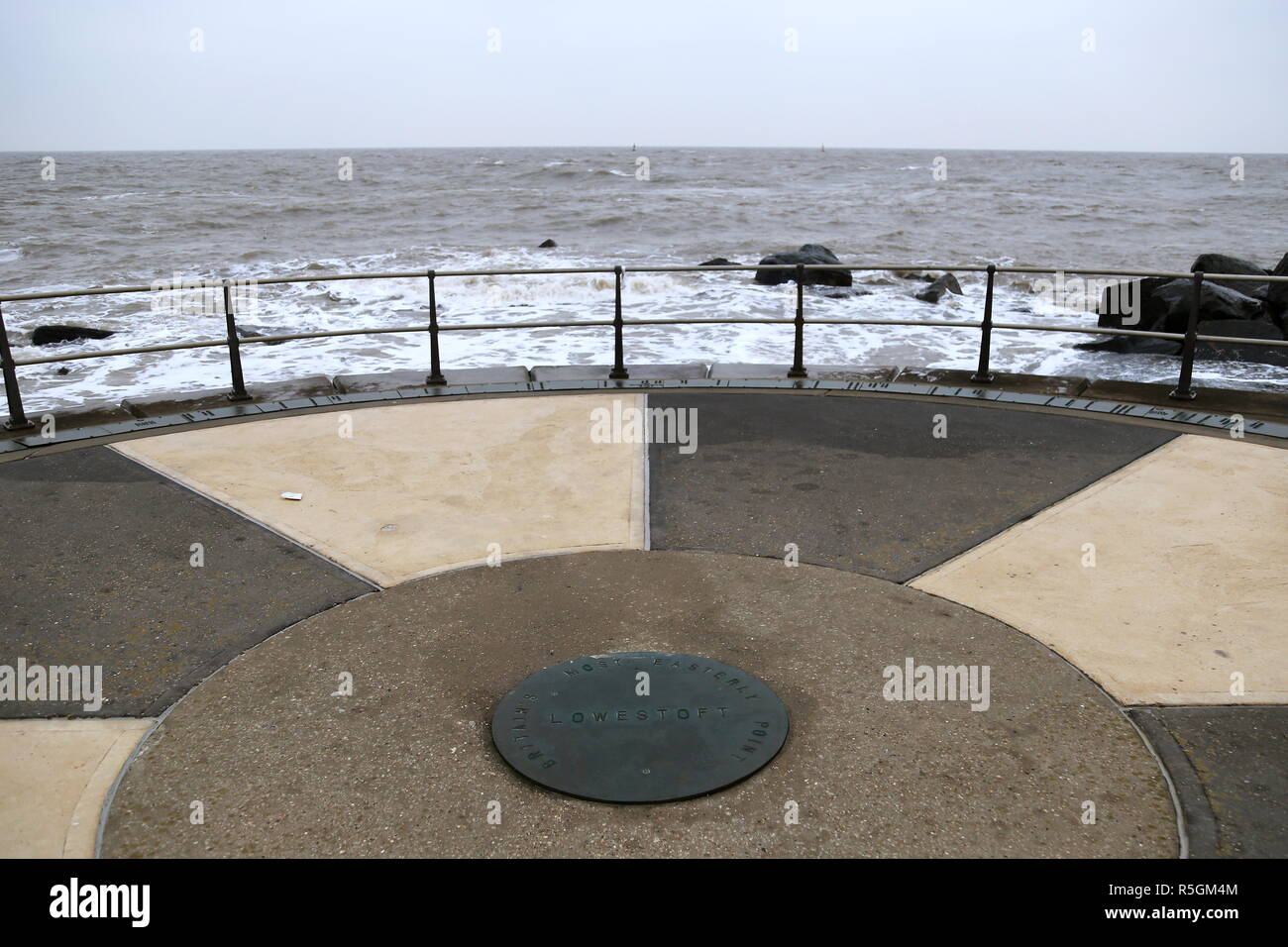 Ness Point (Britain's Most Easterly Point), Lowestoft, Waveney district ...
