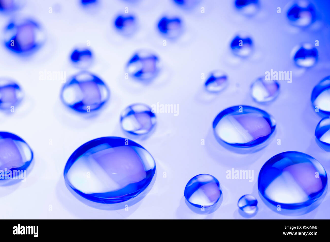blue water drops Stock Photo - Alamy