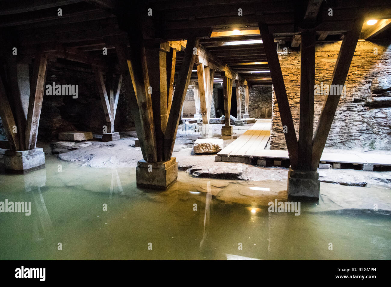 Trier, Germany. The Trier Amphitheater, a large Roman amphitheater from ...