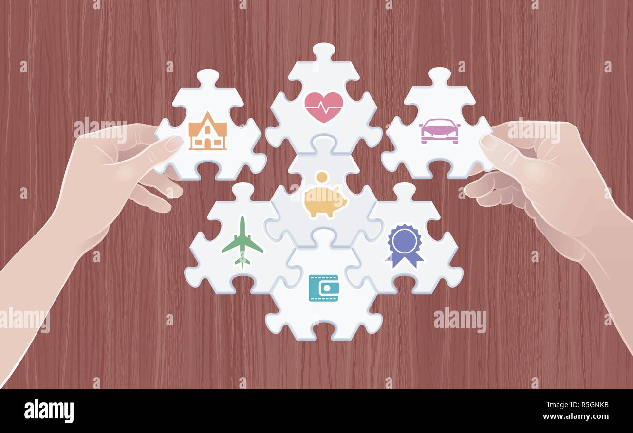 Bank family Stock Vector Images - Alamy