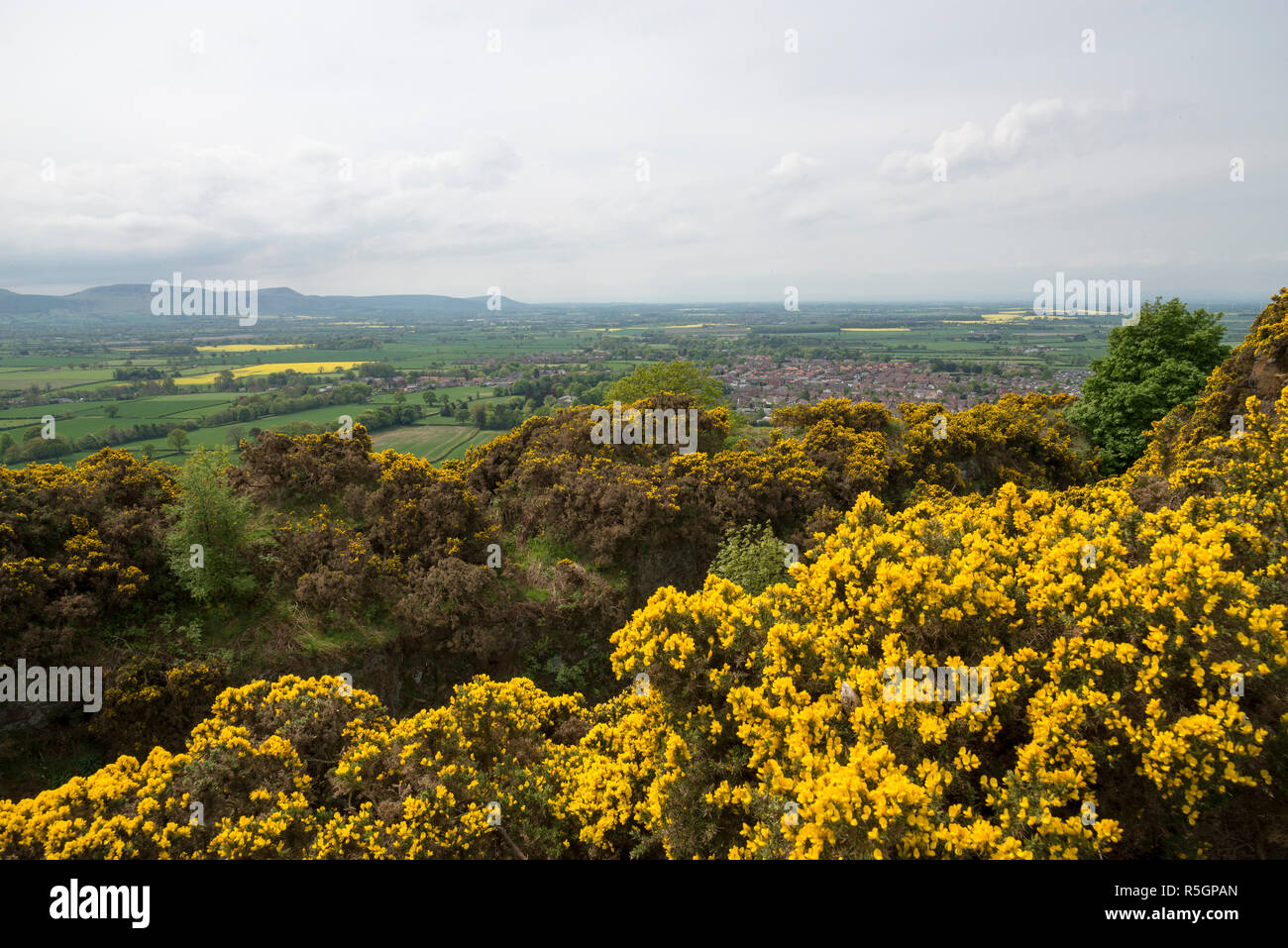 Cliff Rigg quarry near Roseberry Topping in the hills of North ...