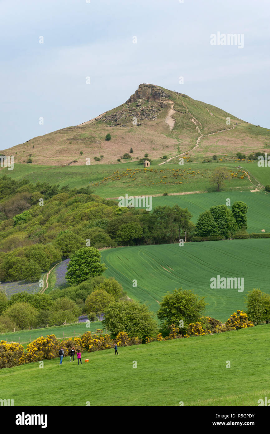 Roseberry topping family hi-res stock photography and images - Alamy