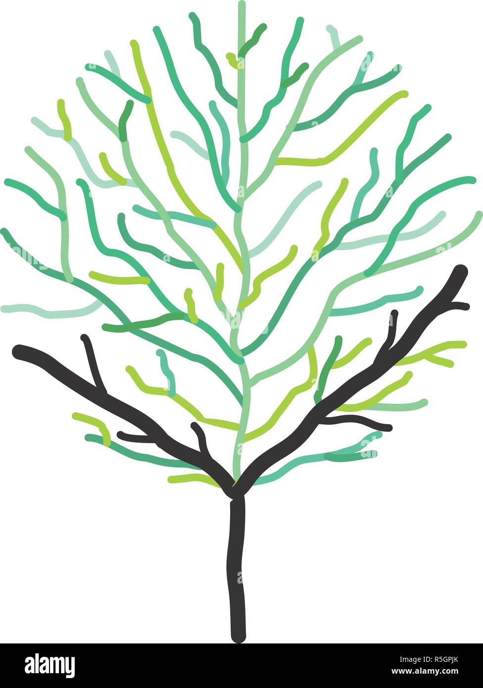 bald tree sign symbol vector Stock Vector Image & Art - Alamy