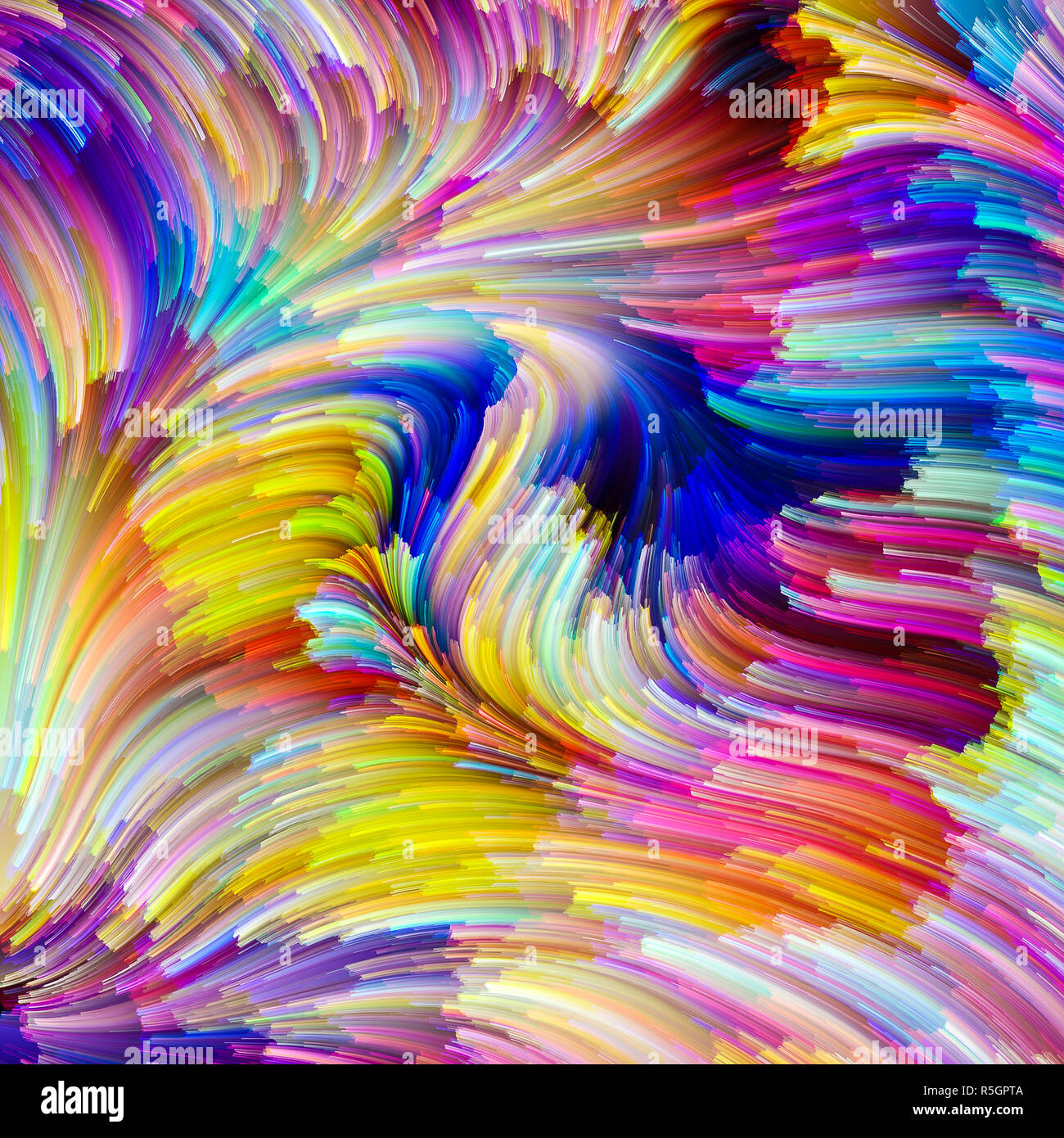 Virtual Painter Palette Stock Photo - Alamy