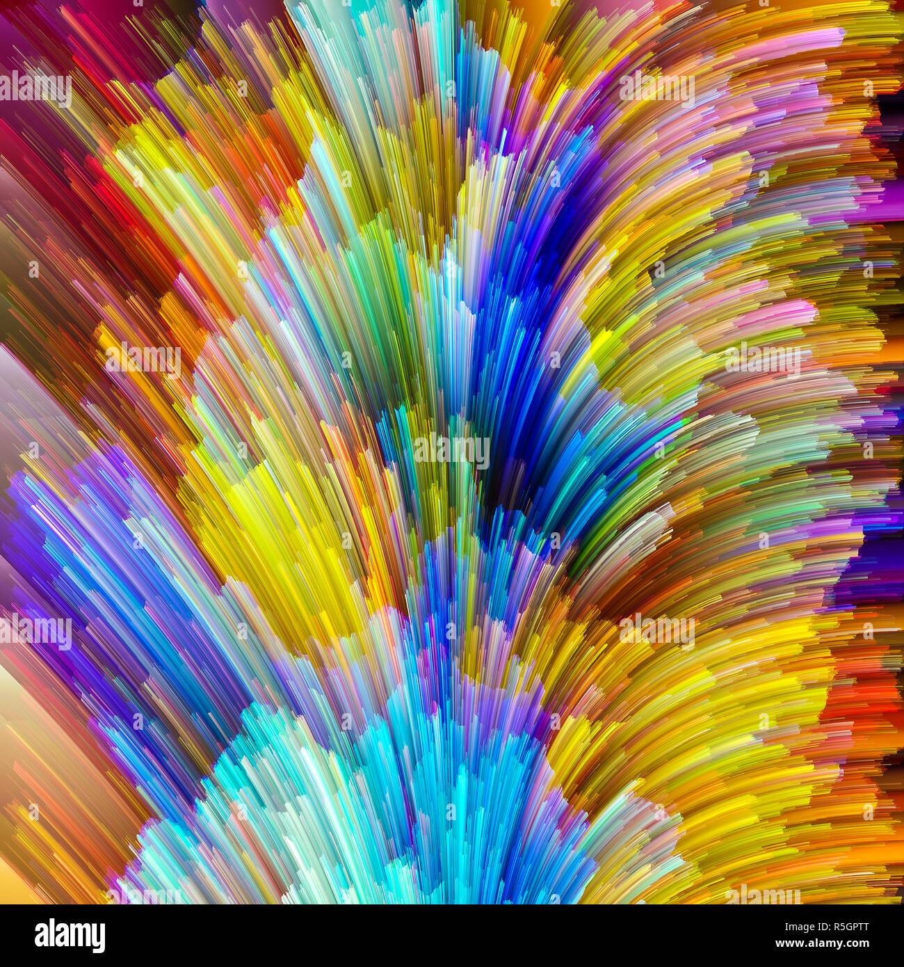 Magic of Painter Palette Stock Photo - Alamy