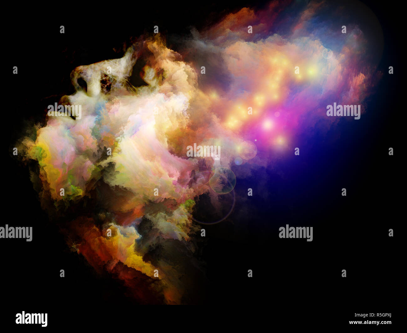 Colors of Mind Stock Photo - Alamy