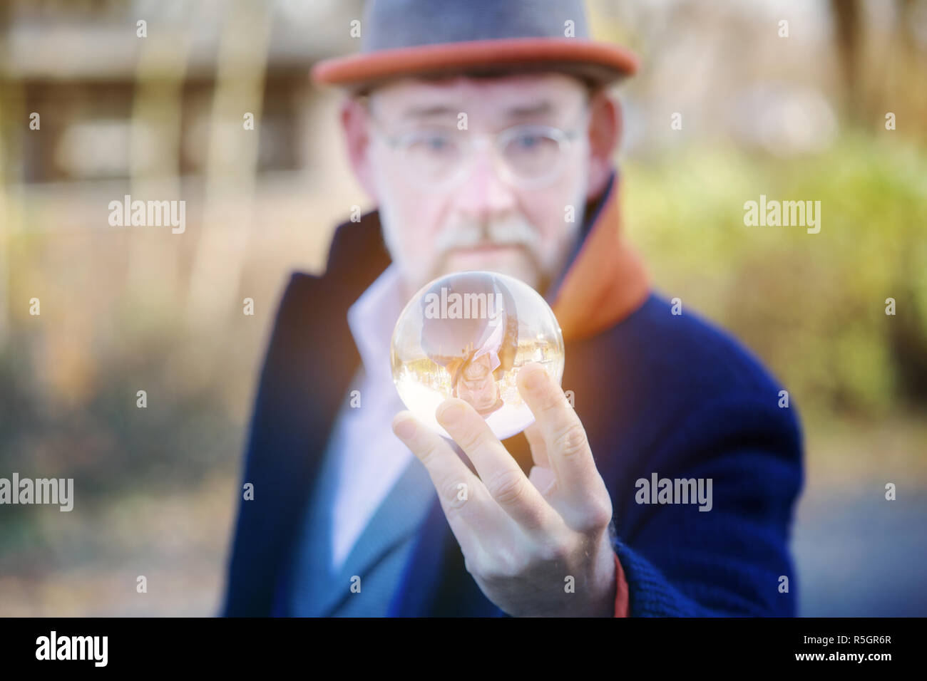 Looking into a glass hi-res stock photography and images - Alamy