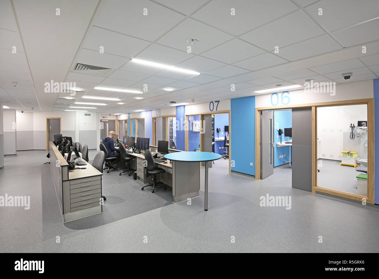 Majors treatment area in the new Emergency Department at Croydon ...