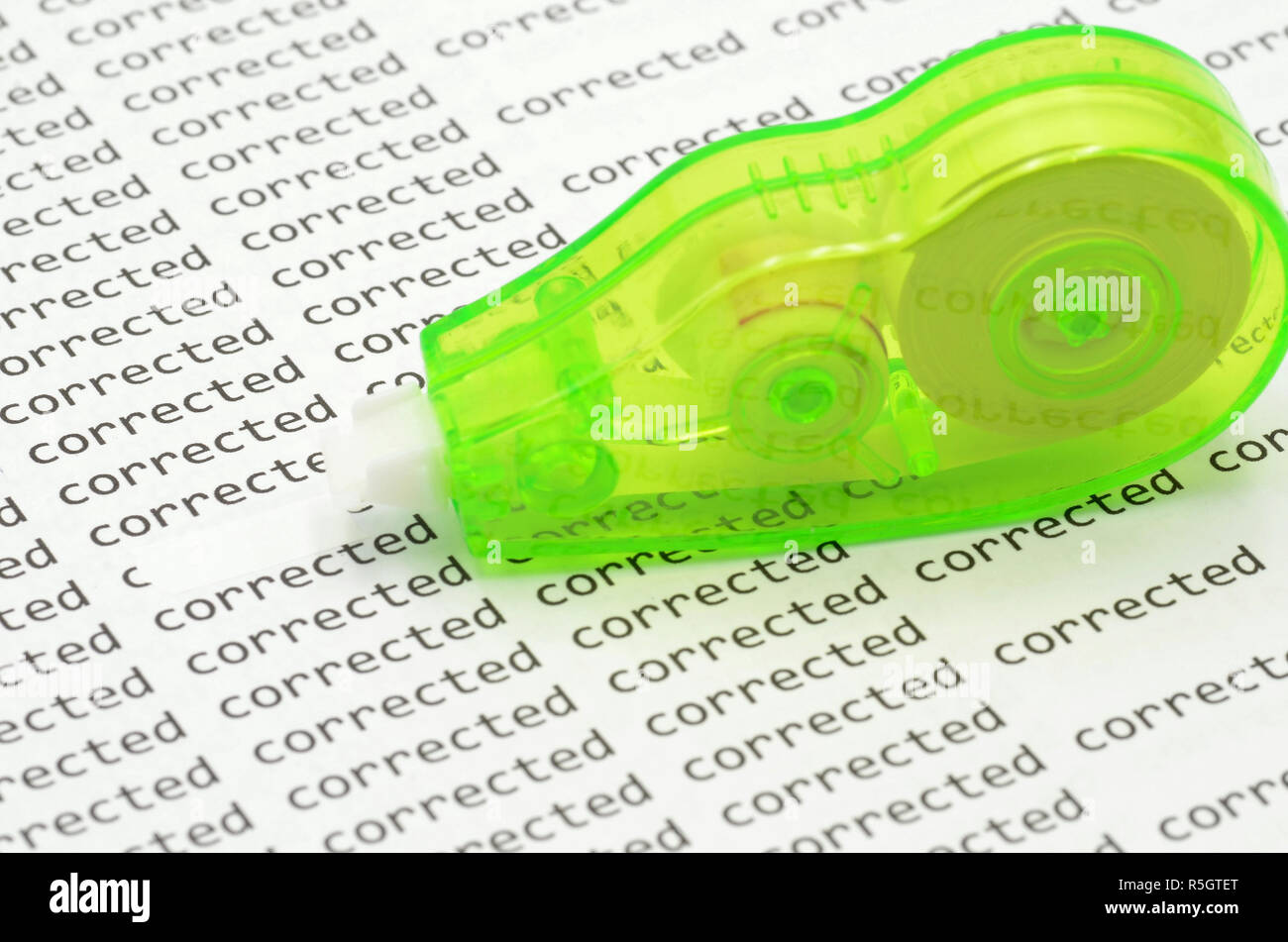 Correction roller hi-res stock photography and images - Alamy