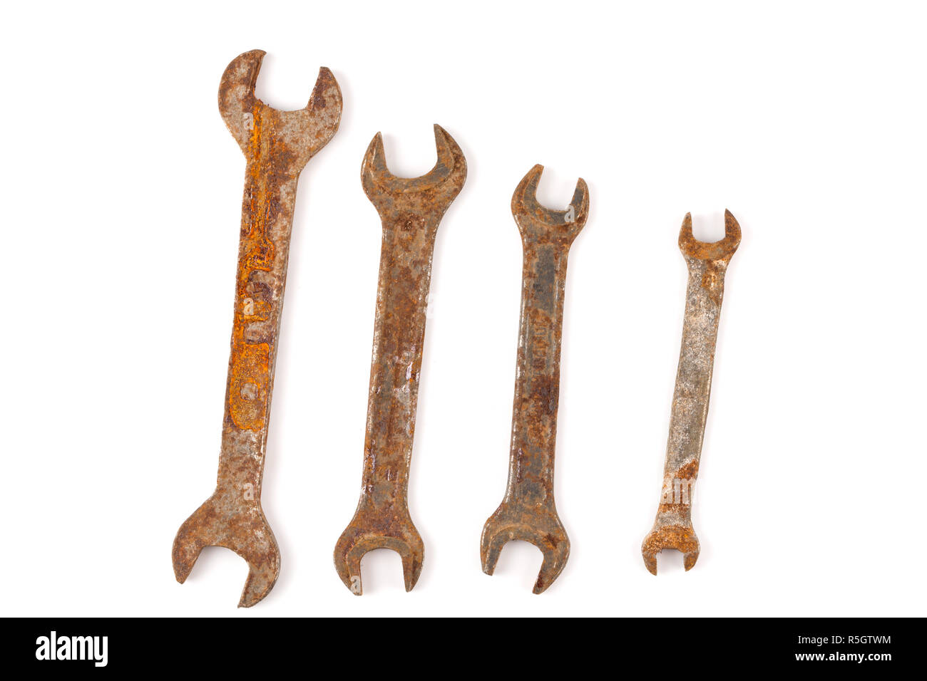 Old spanners Cut Out Stock Images & Pictures - Alamy