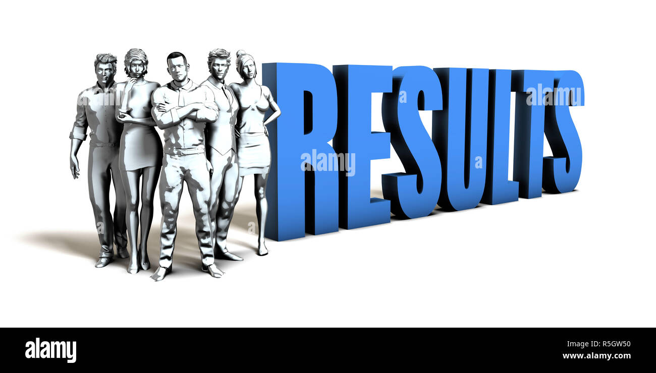 Team results Cut Out Stock Images & Pictures - Alamy