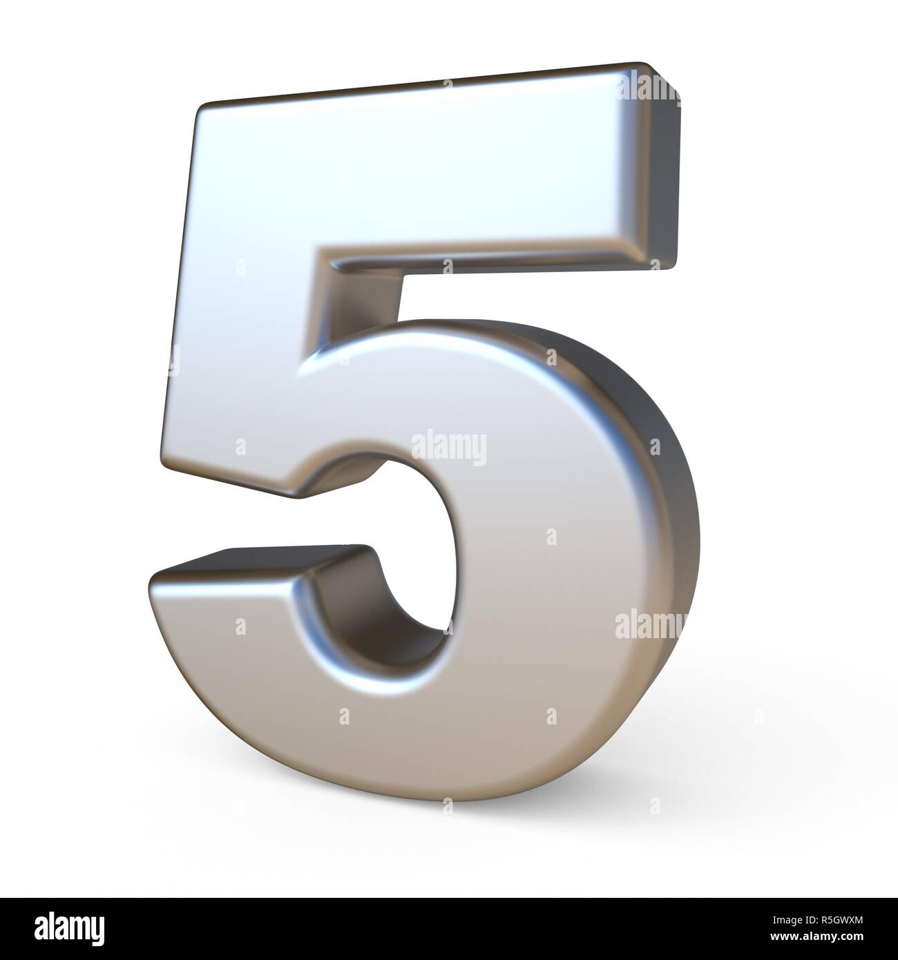 Large number 5 Cut Out Stock Images & Pictures - Alamy