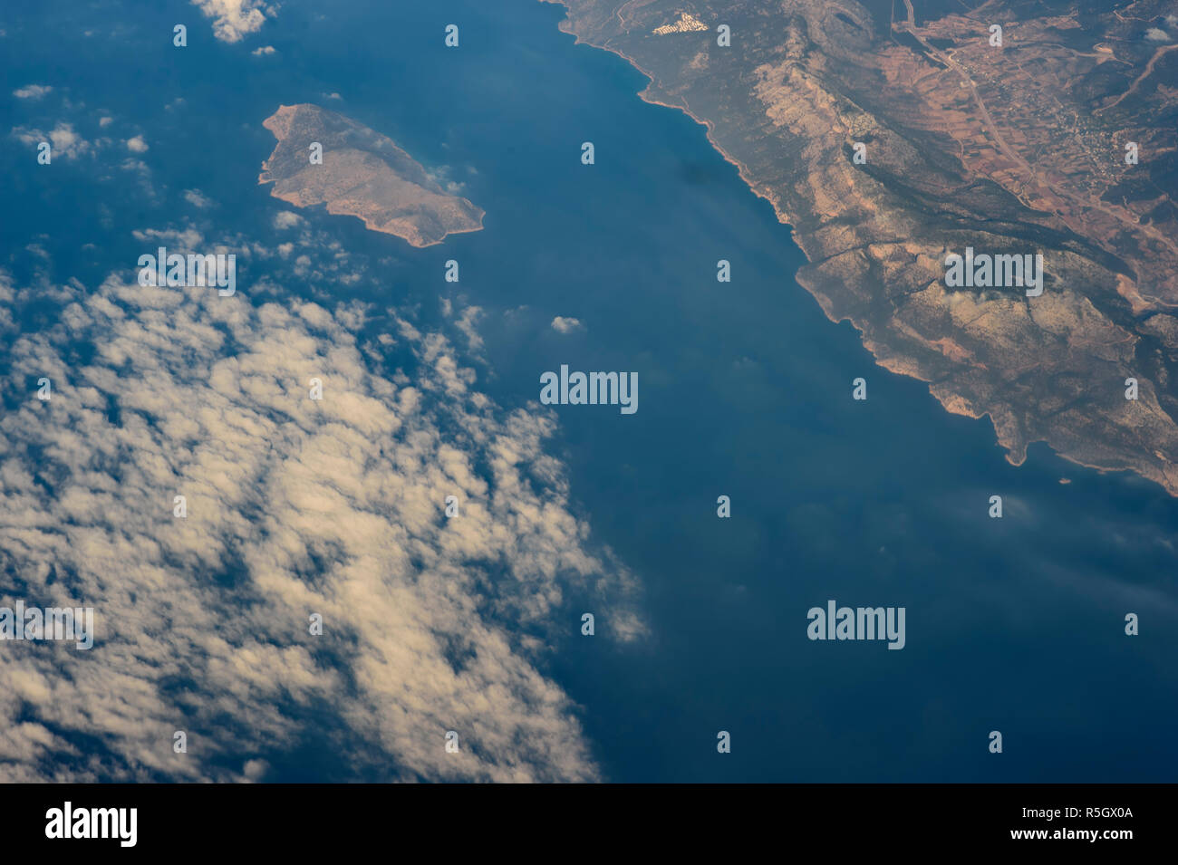 Cyprus coast from the air hi-res stock photography and images - Alamy