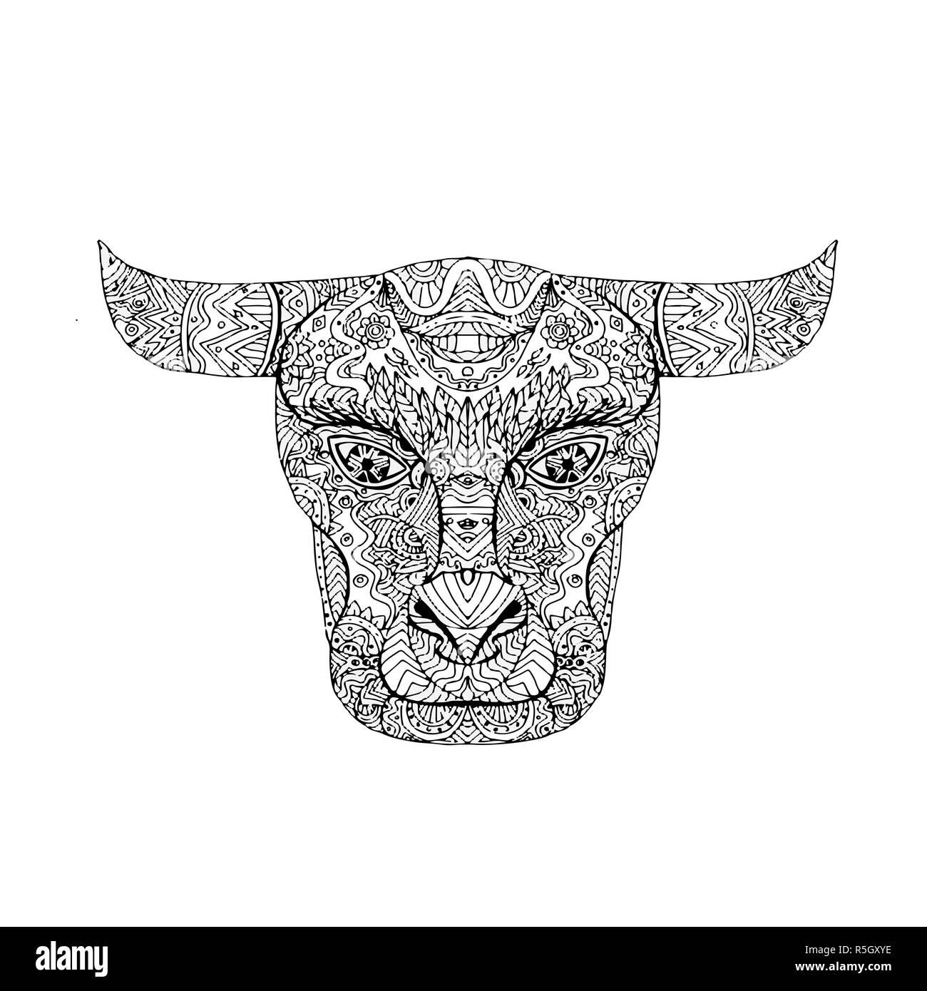 Mandala Bull Tattoos