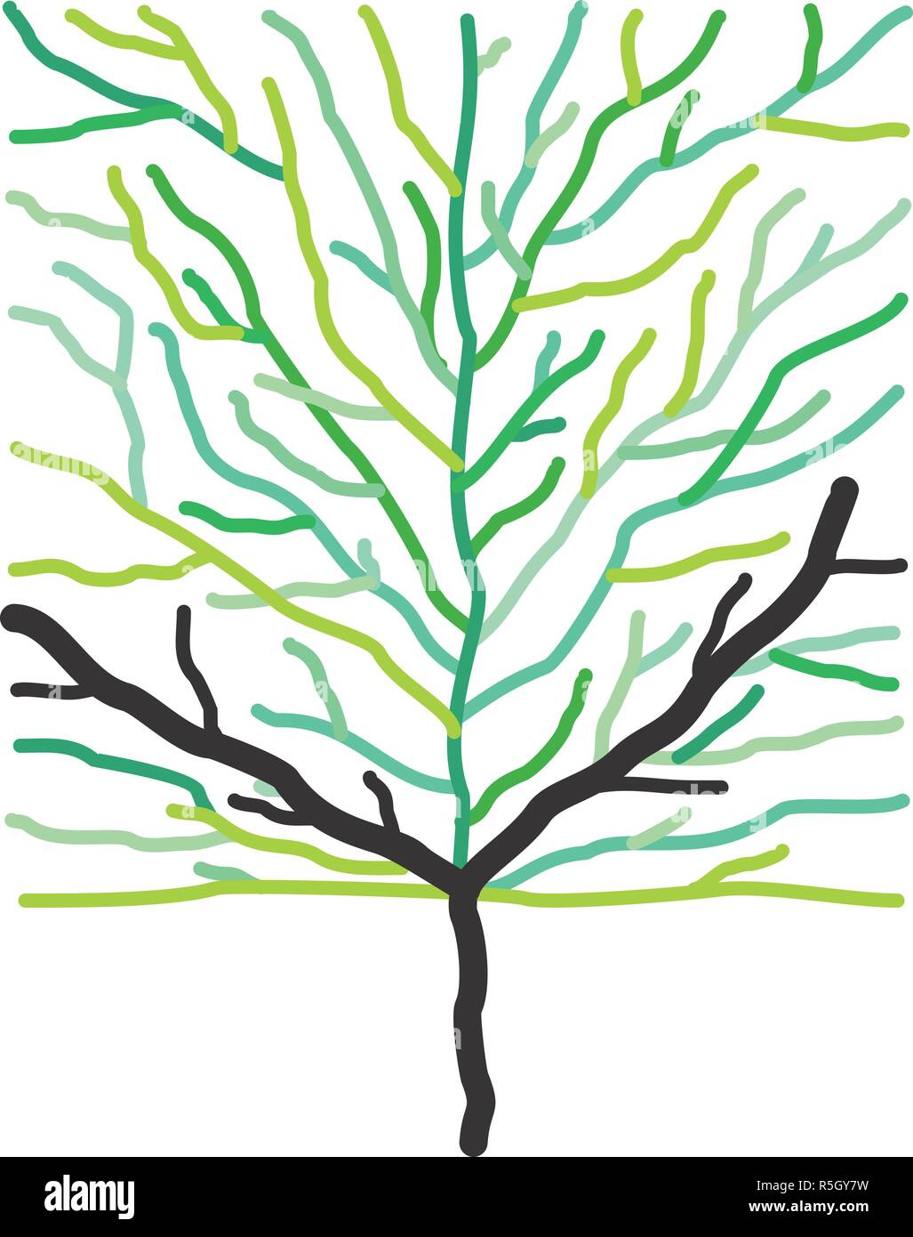 bald tree sign symbol vector Stock Vector Image & Art - Alamy
