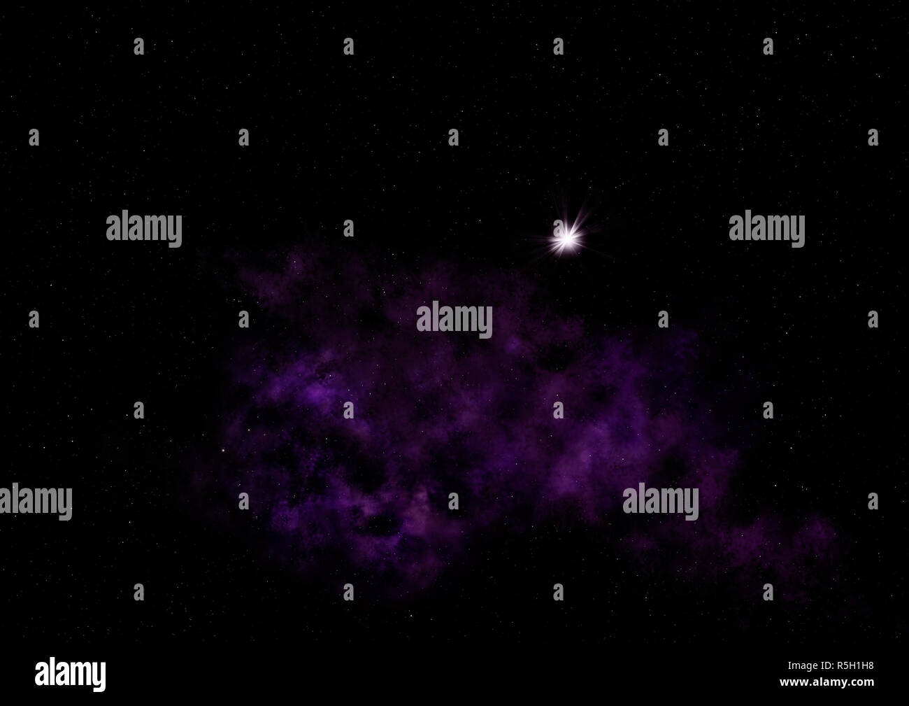 Small part of an infinite star field. 3D rendering Stock Photo - Alamy