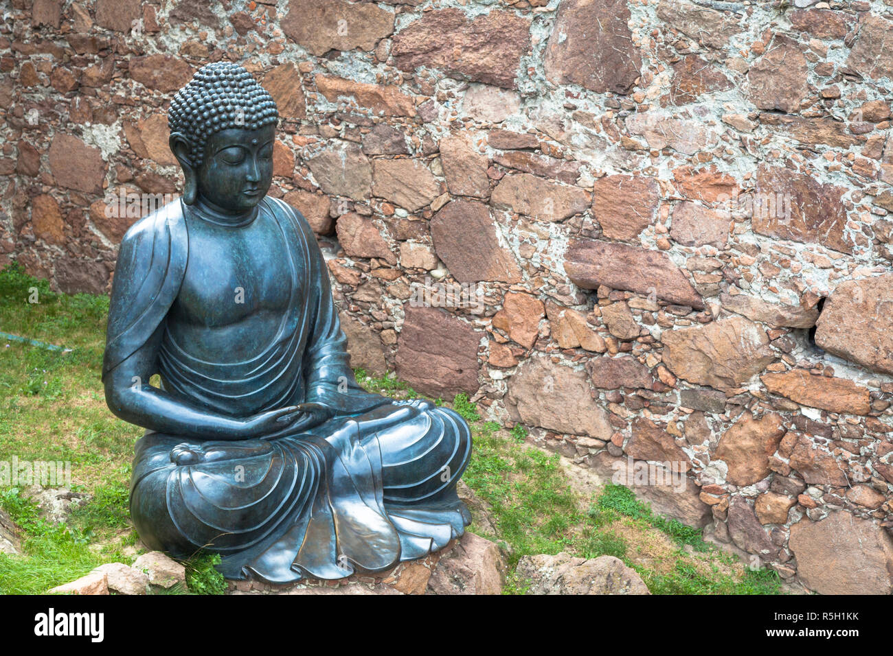 Meditating Buddha Statue Stock Photo - Alamy