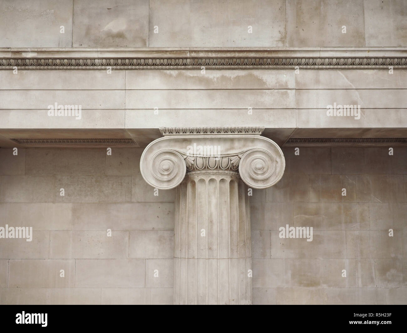 ionic capital detail Stock Photo - Alamy