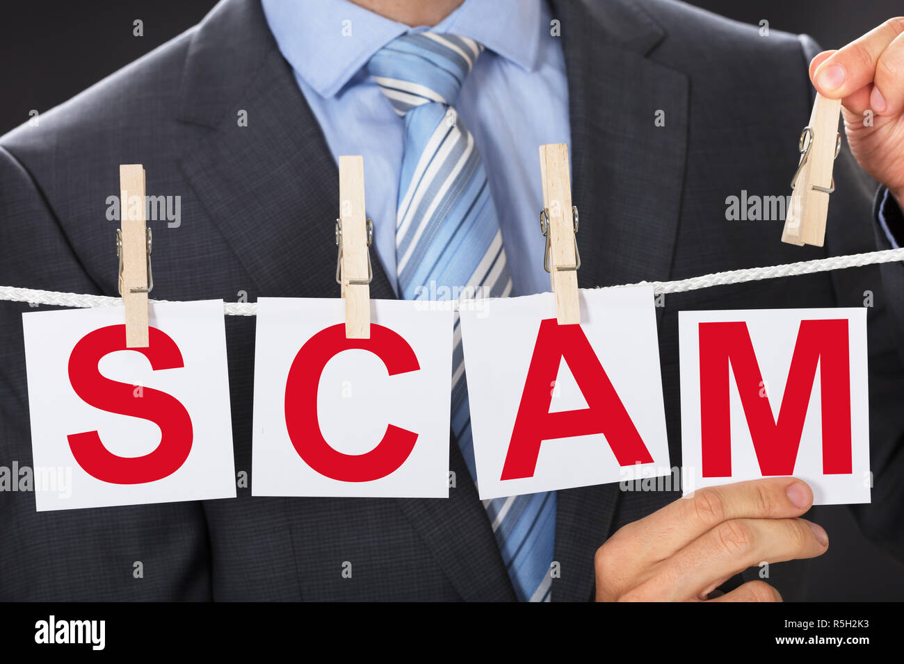 Crisis solution businessman working on hi-res stock photography and ...