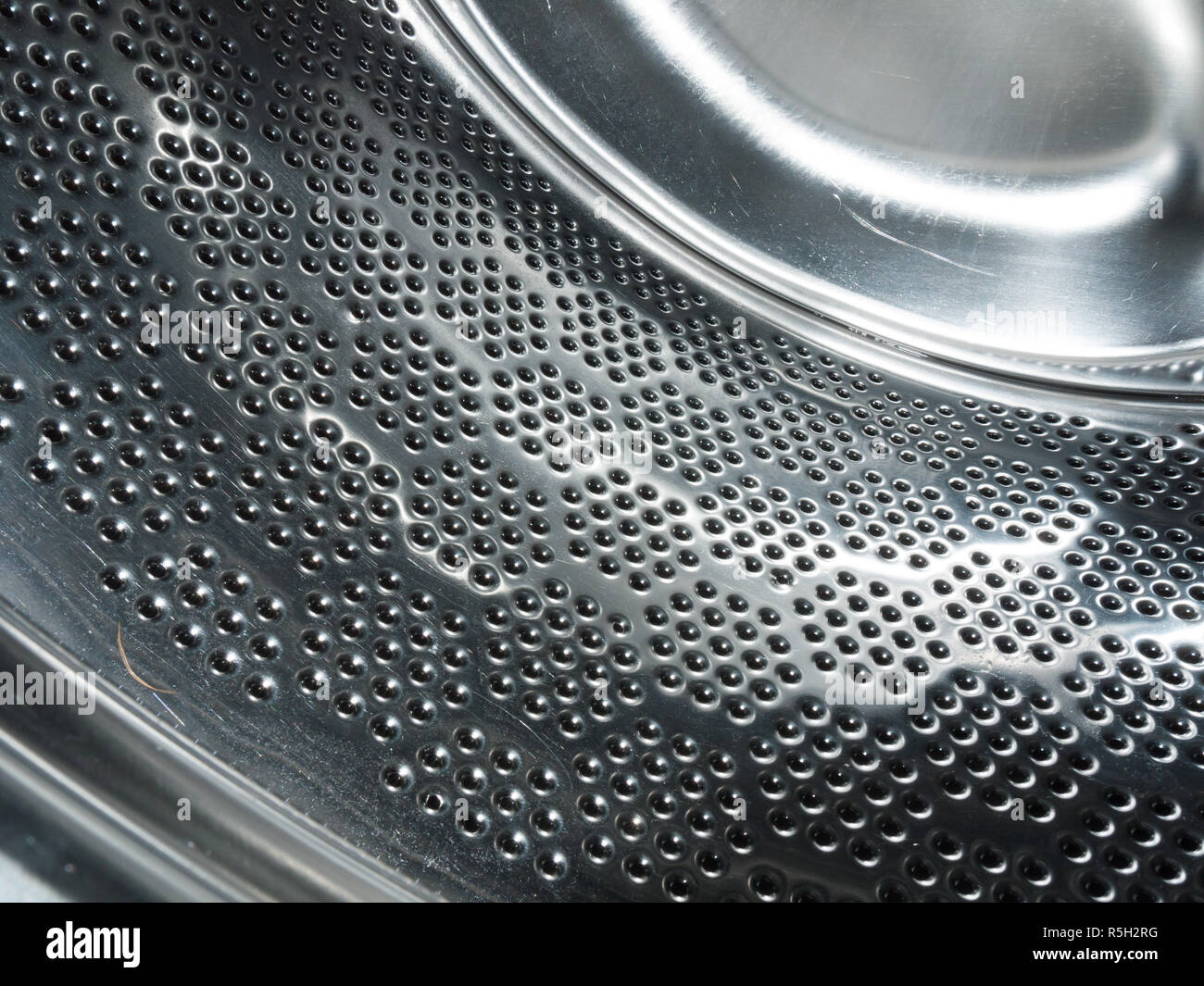 close up of metal inside a washing machine Stock Photo - Alamy