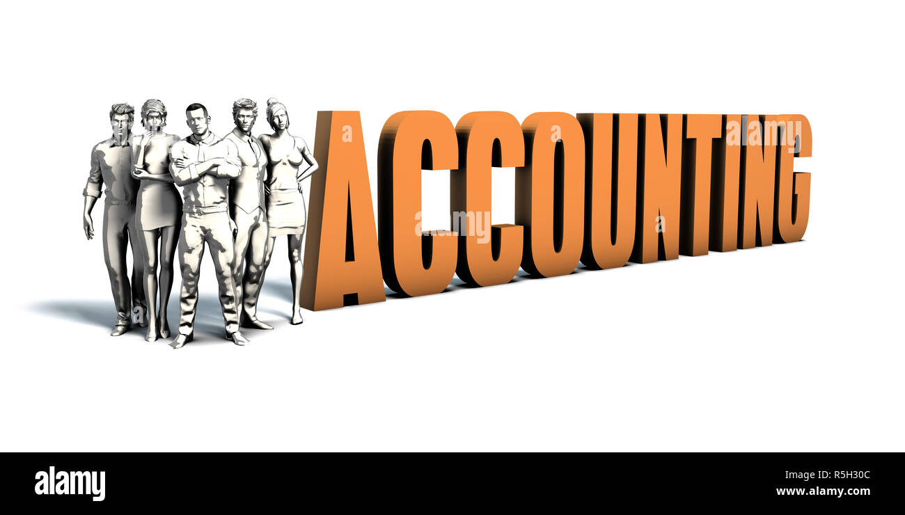 Business People Accounting Art Stock Photo - Alamy