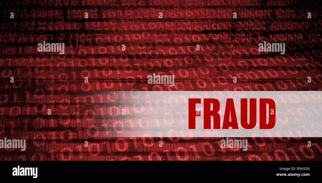 Fraud Security Warning Stock Photo - Alamy