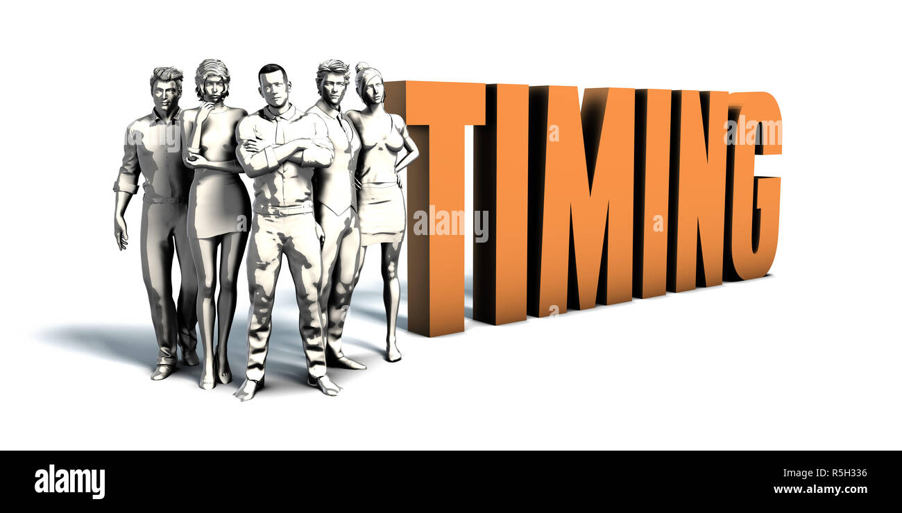 Business People Timing Art Stock Photo - Alamy