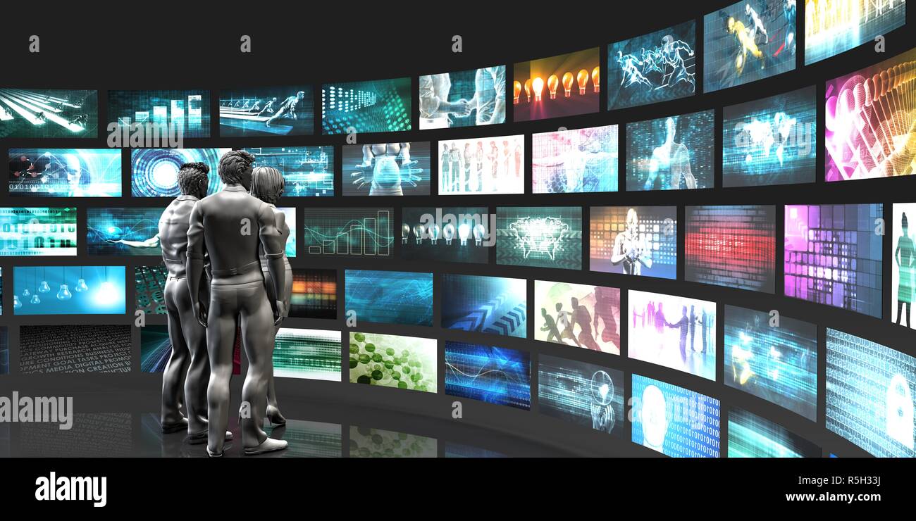 File streaming technology hi-res stock photography and images - Alamy