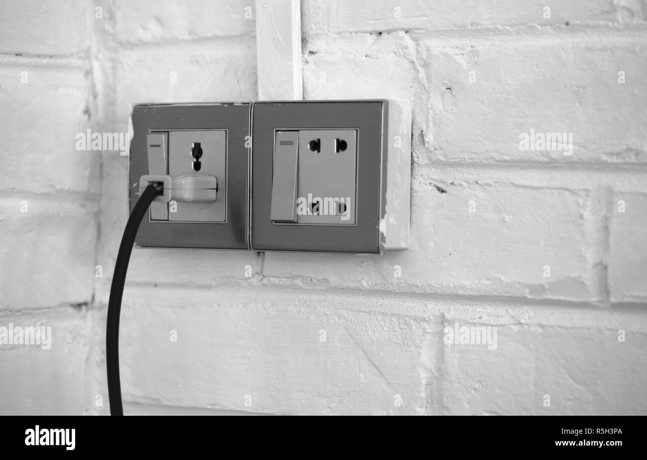 Old Power Socket High Resolution Stock Photography and Images - Alamy