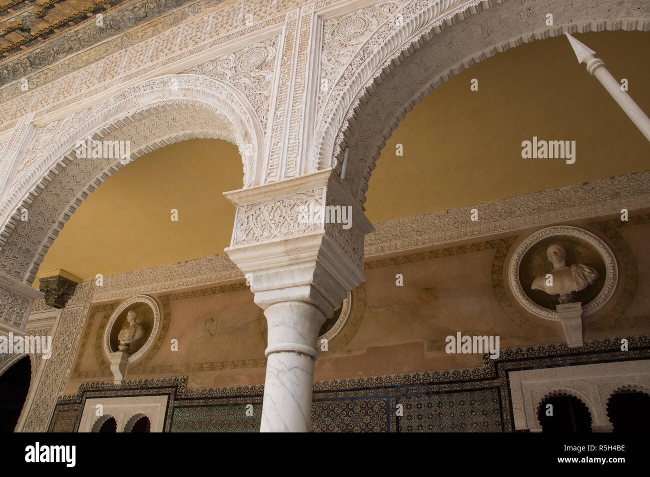 Historic buildings and monuments of Seville, Spain. Architectural ...