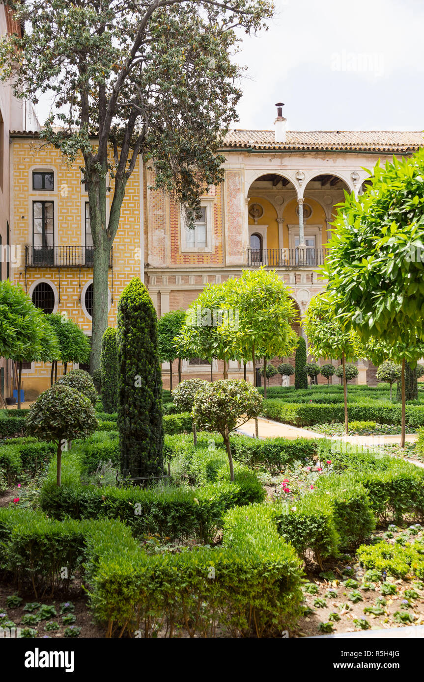 Historic buildings and monuments of Seville, Spain. Architectural ...