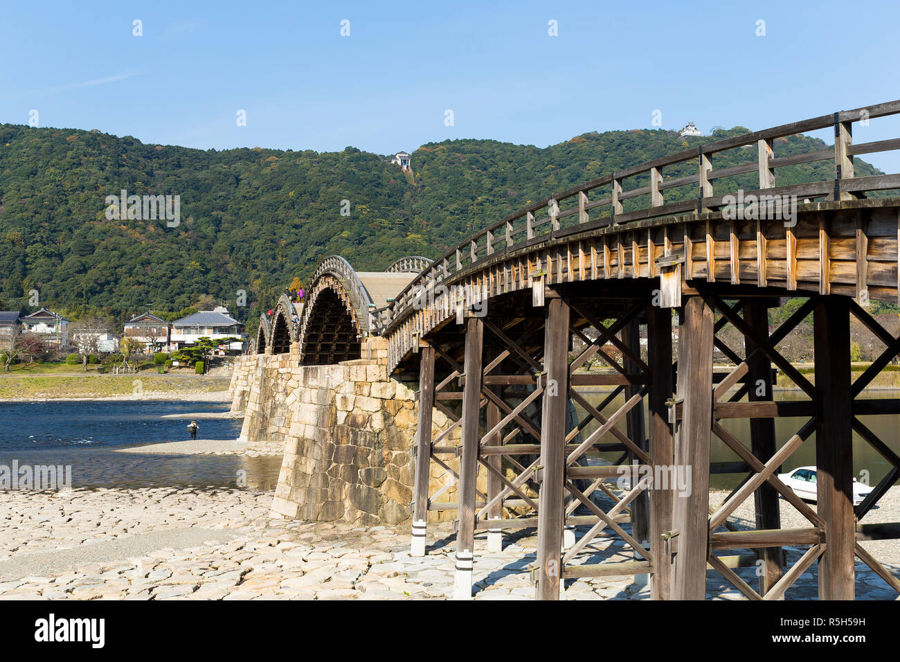Kintai bridge in Iwakuni Stock Photo - Alamy
