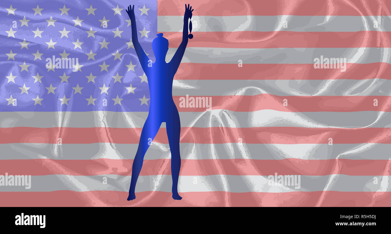 USA Winner Background Stock Photo - Alamy