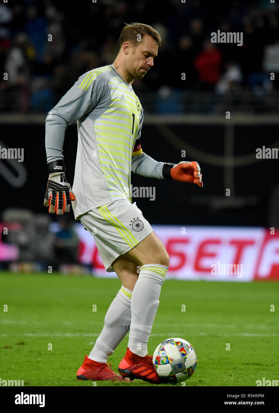 Leipzig, Germany - November 15, 2018. Germany national team goalkeeper ...