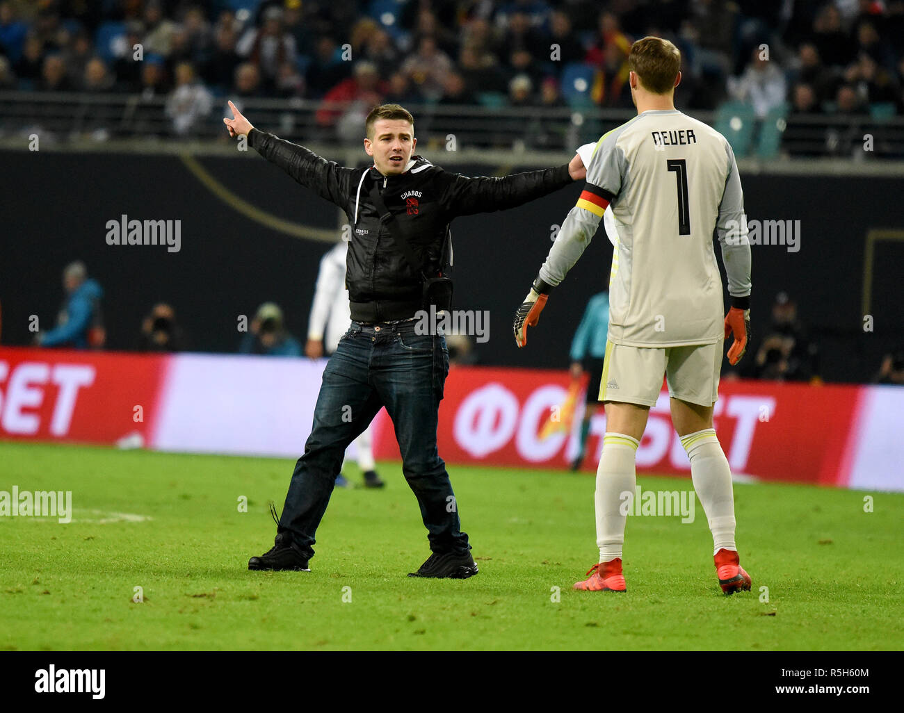 Leipzig, Germany - November 15, 2018. Germany national team goalkeeper ...