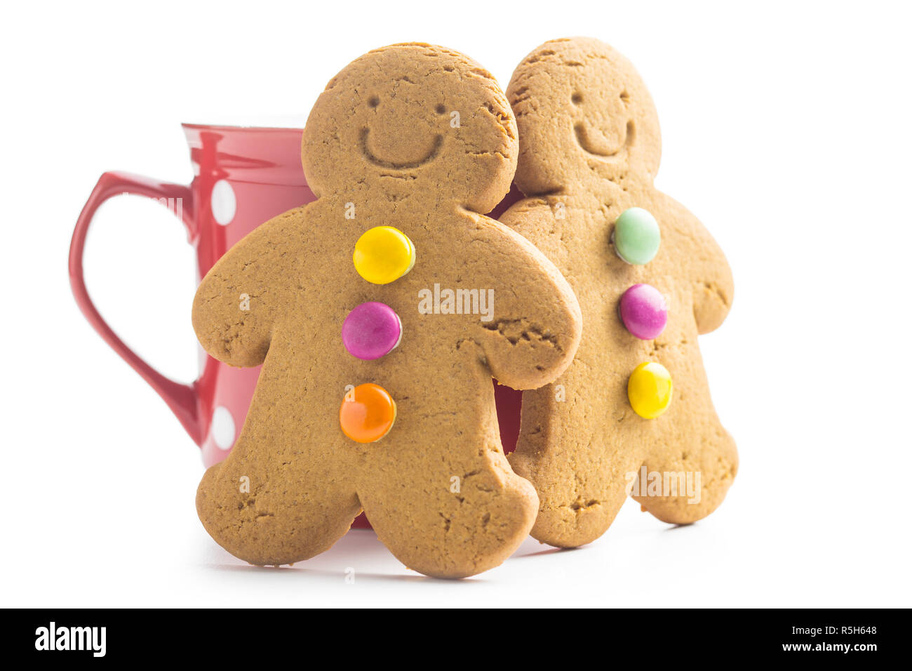 Smiling two men leaning Cut Out Stock Images & Pictures - Alamy