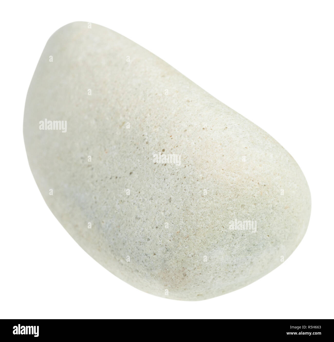 pebble of limestone stone isolated Stock Photo - Alamy
