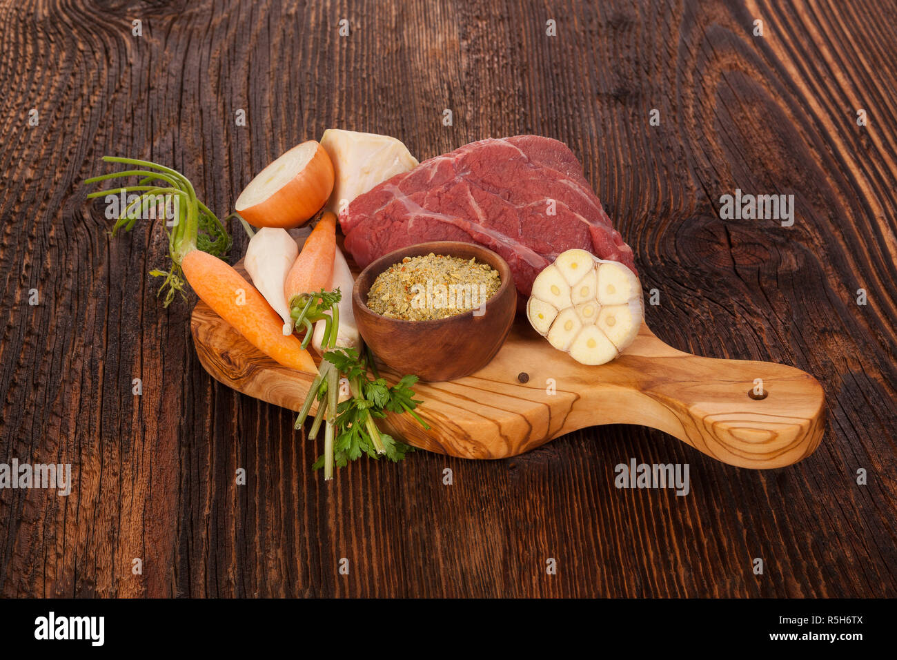 Fresh Broth Ingredients Stock Photo - Alamy