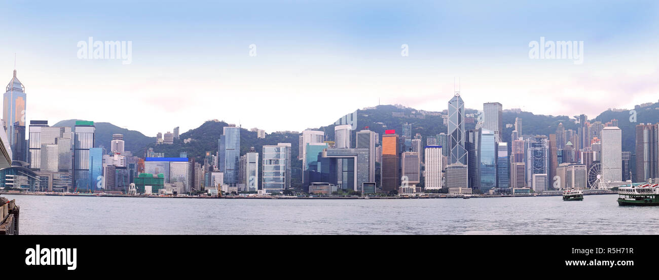Hong Kong panorama skyline Stock Photo - Alamy