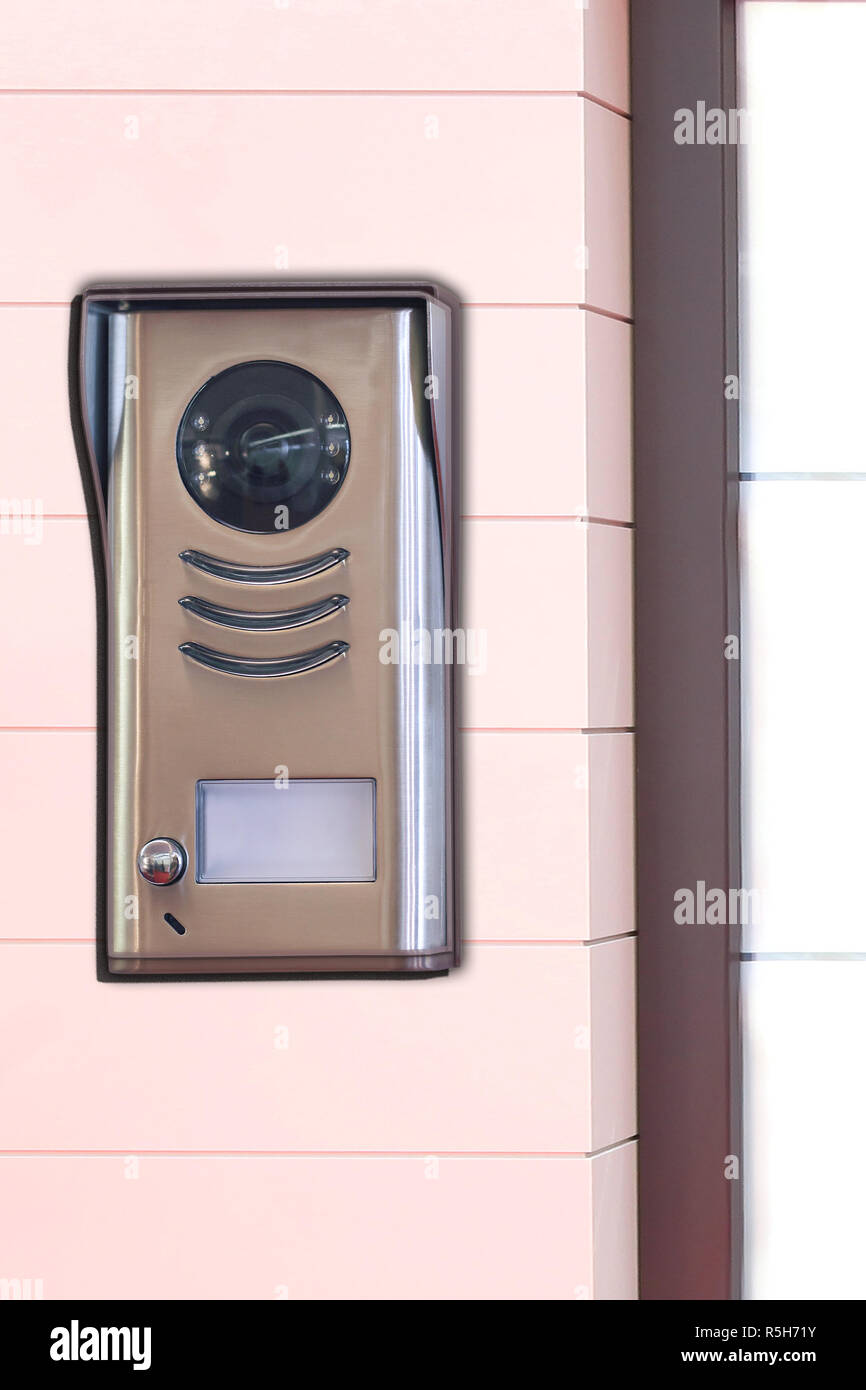 Intercom building system Stock Photo - Alamy
