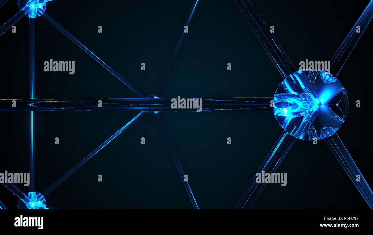 Abstract Molecular Structure Stock Photo - Alamy