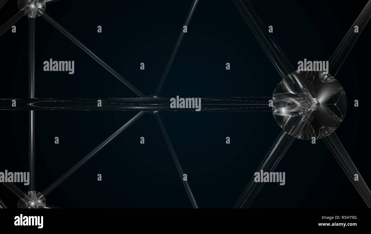Abstract Molecular Structure Stock Photo - Alamy