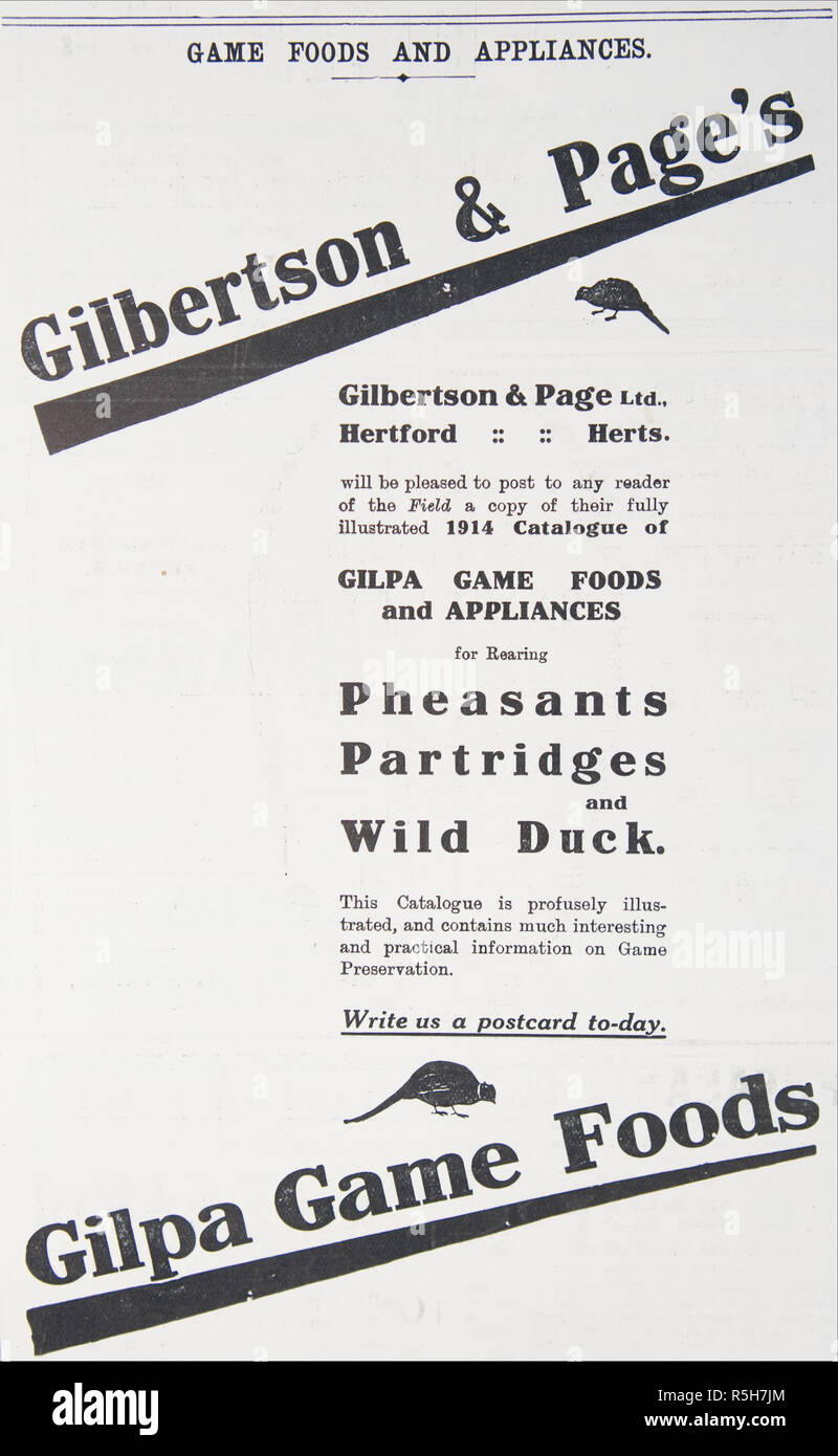 Old food adverts adverts hi-res stock photography and images - Alamy