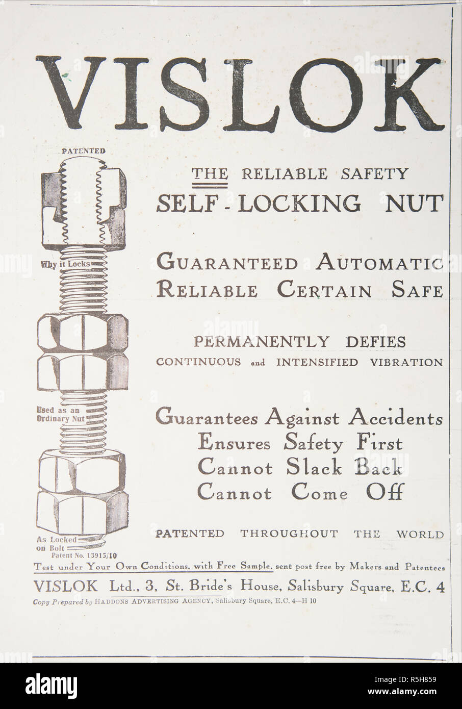Self locking nut hi-res stock photography and images - Alamy
