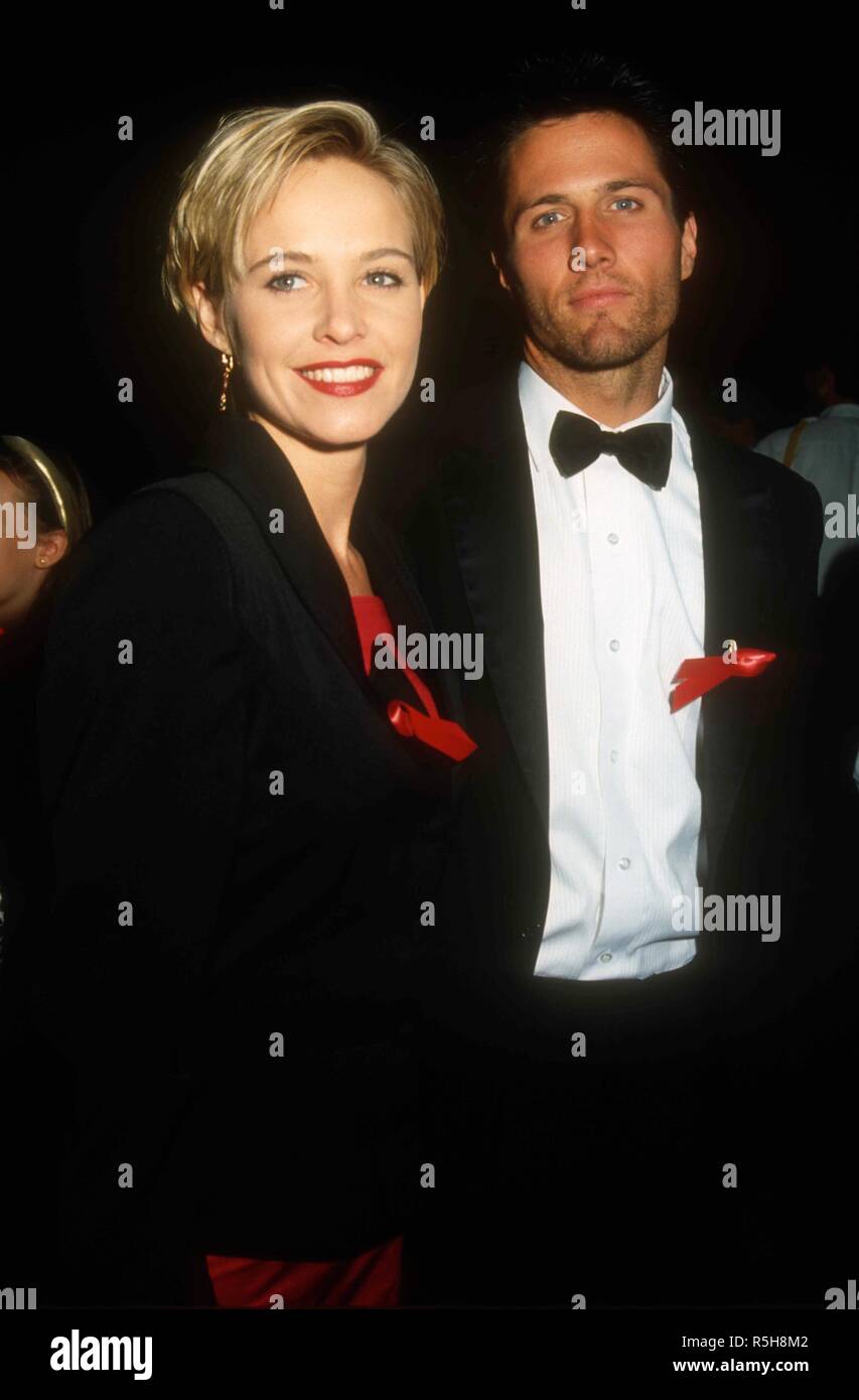 UNIVERSAL CITY, CA - MARCH 9: Actress Josie Bissett and actor Rob Estes ...