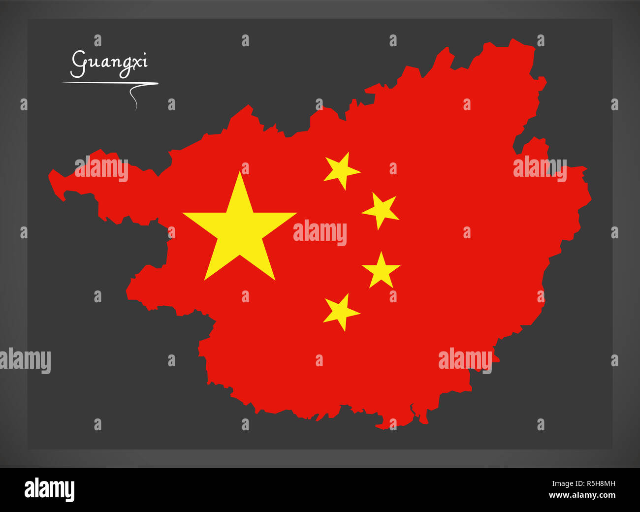 Guangxi Map High Resolution Stock Photography and Images - Alamy