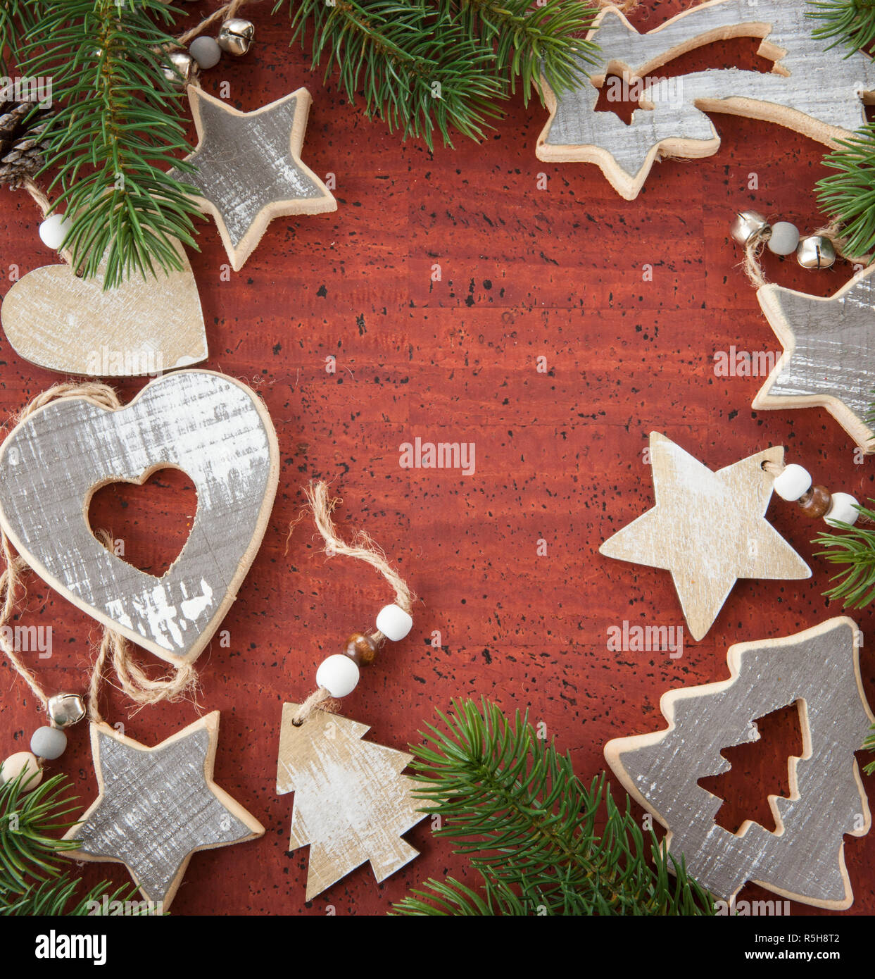 rustic background for christmas Stock Photo - Alamy