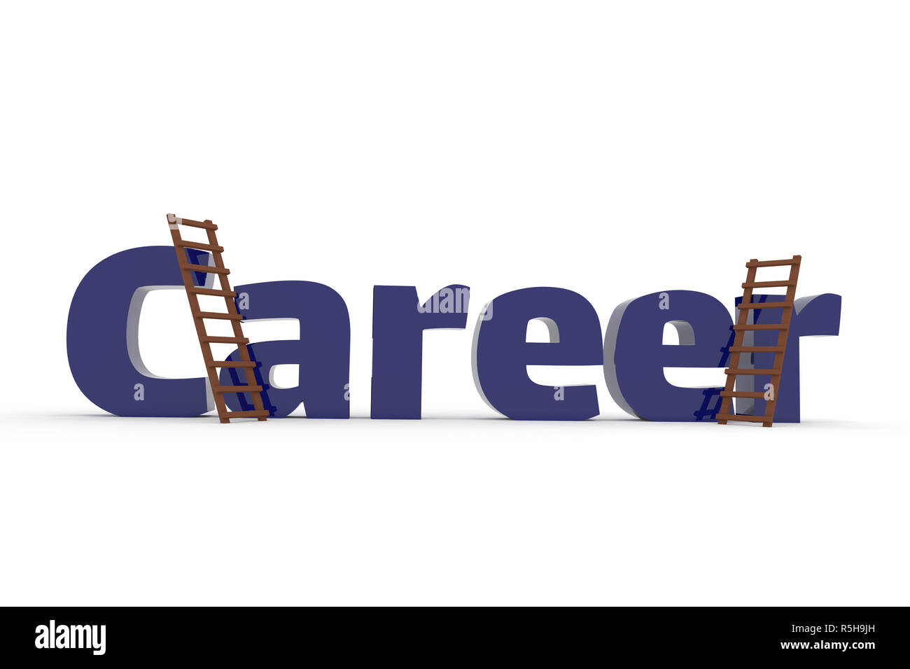 Career dream illustration Cut Out Stock Images & Pictures - Alamy