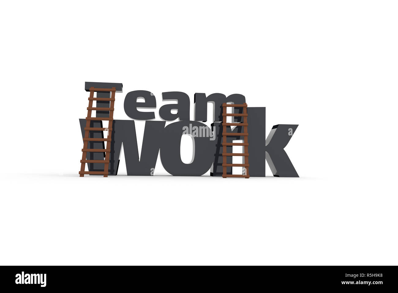 Teamwork make the dream work Cut Out Stock Images & Pictures - Alamy