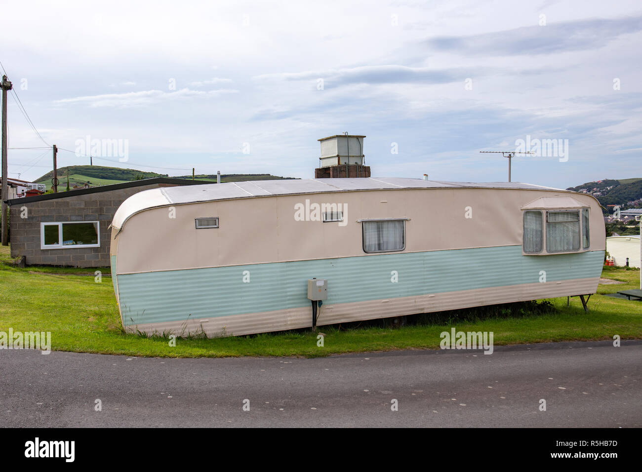 Vintage caravan holiday hi-res stock photography and images - Alamy